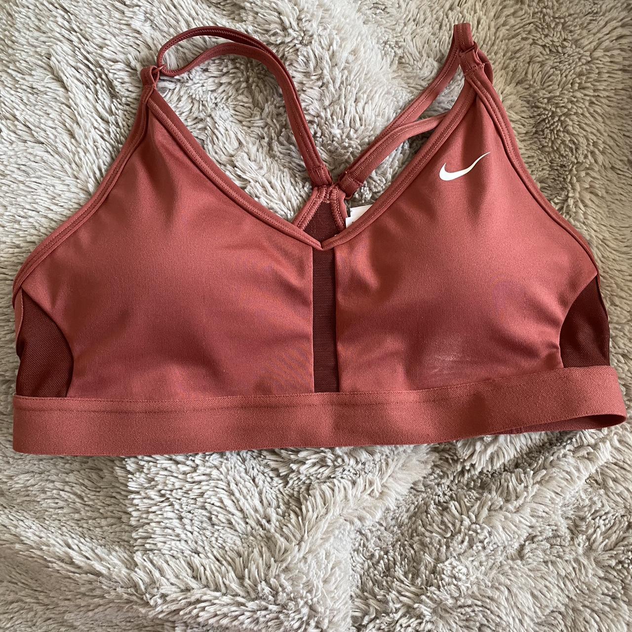 Nike Training Indy Swoosh Mesh Bra. SIZE S. Brand... - Depop