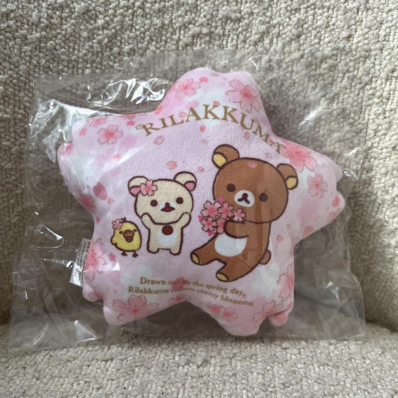 rilakkuma and friends mini sakura die cut plush... - Depop