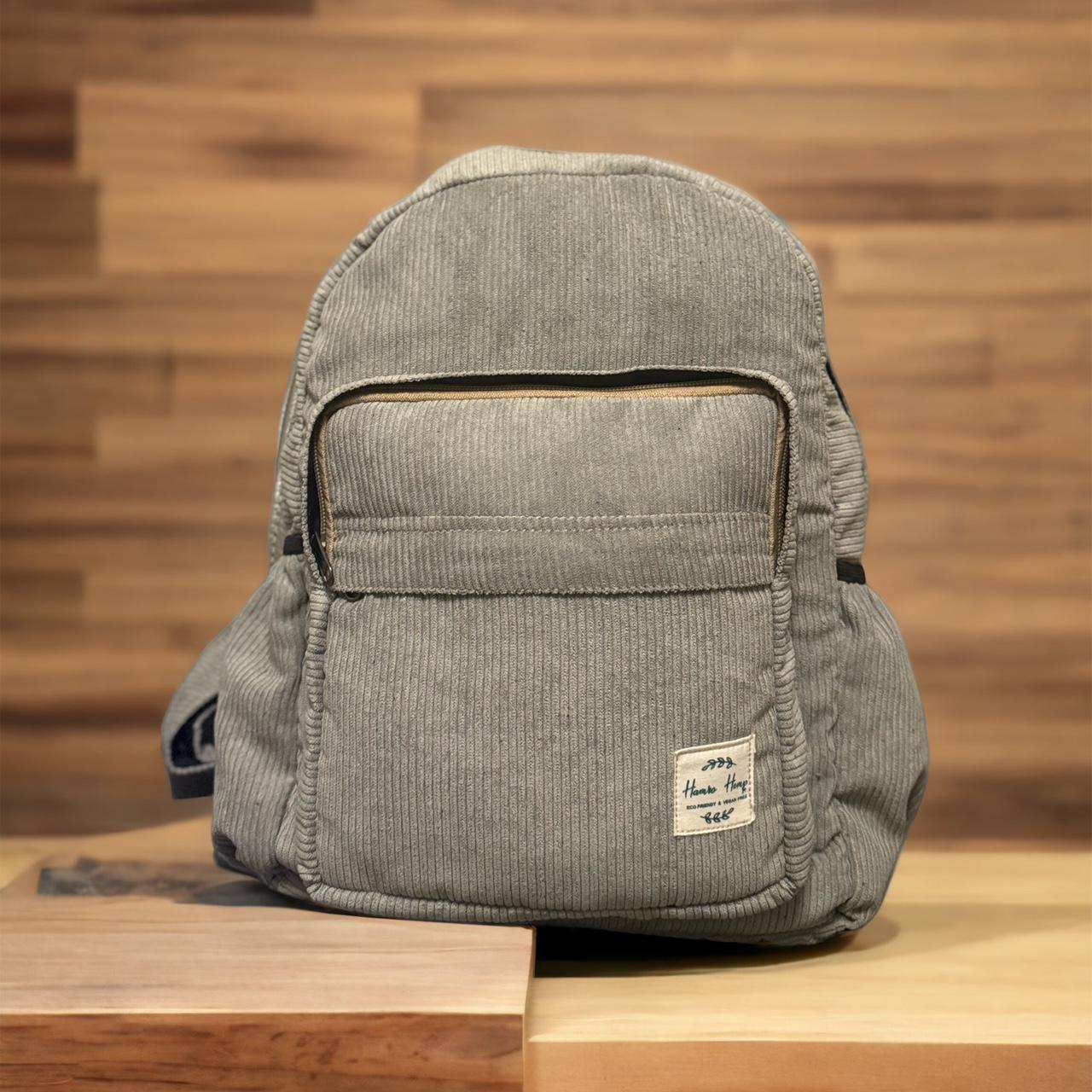 Corduroy Backpack | Unisex travel backpack | School... - Depop