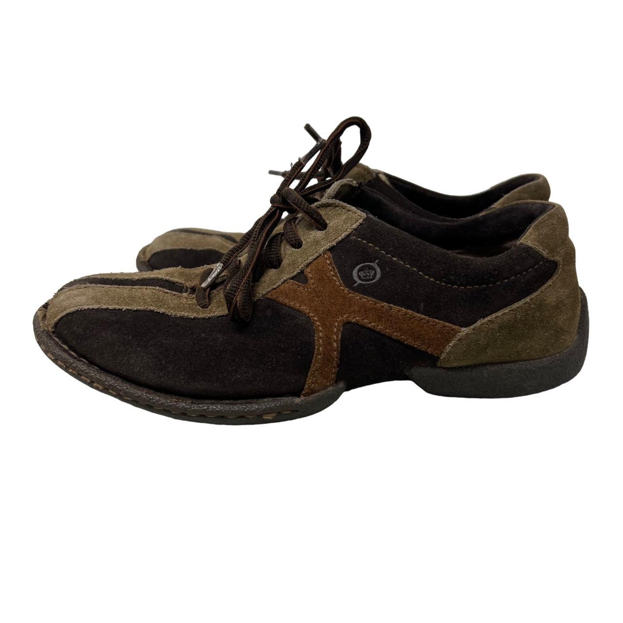 Born Women's Brown and Tan Trainers | Depop
