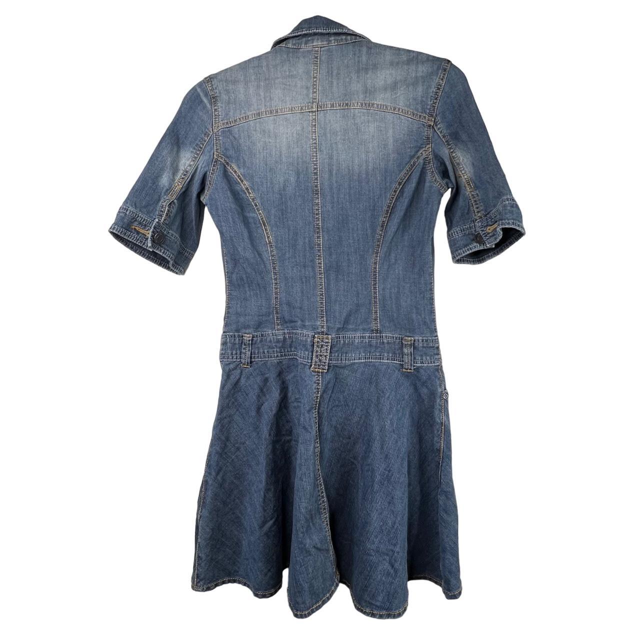 Button Front Denim Dress By Mossimo Supply... - Depop