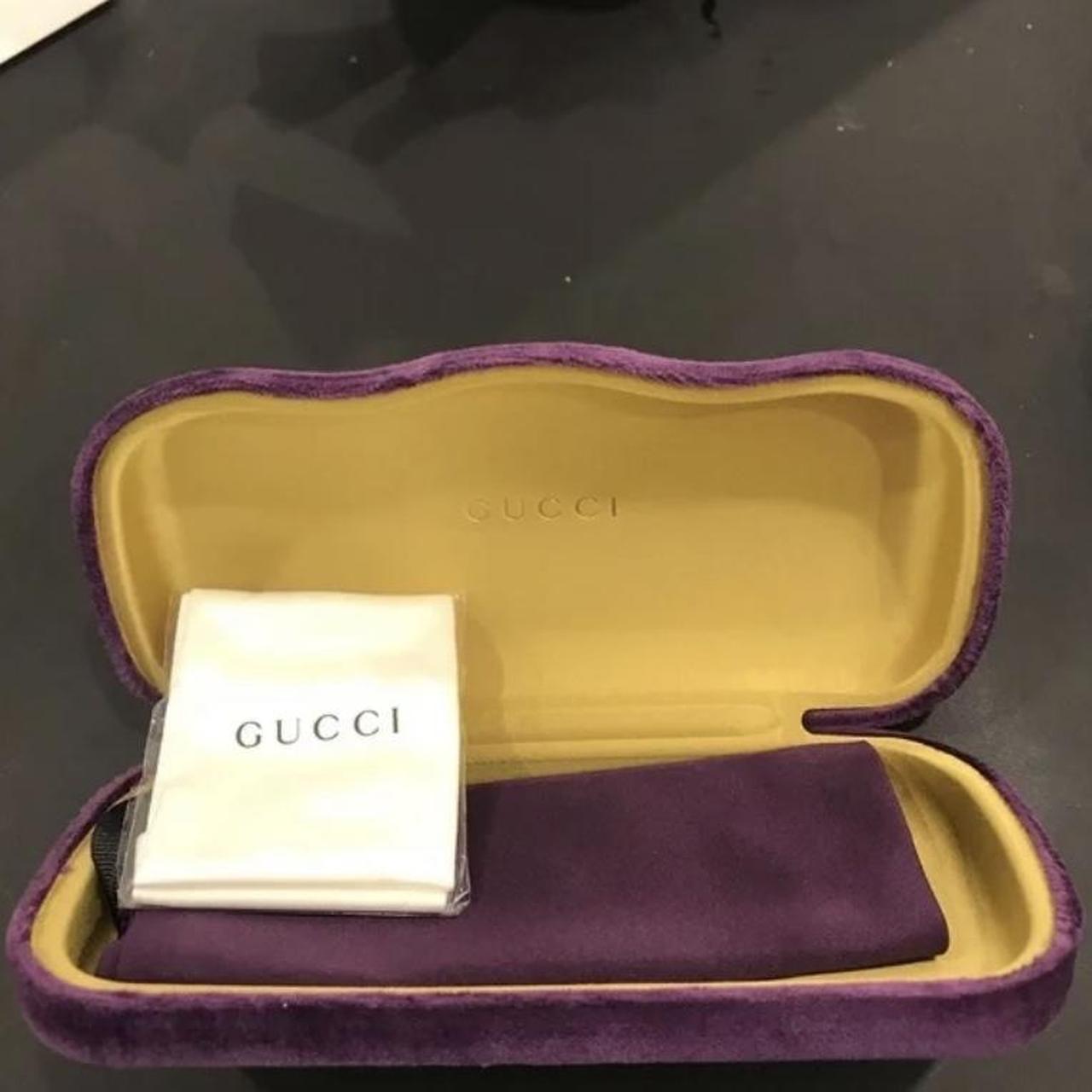 Gucci Sunglasses Case Gucci sunglasses case with... - Depop