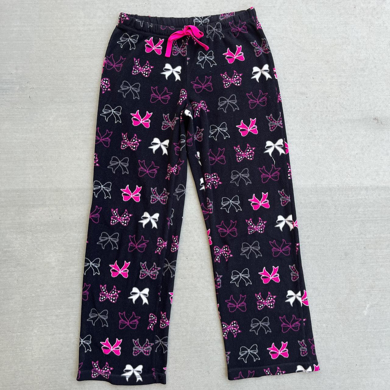 Scene emo mcbling bow pajamas by Sonoma. Size small.... - Depop