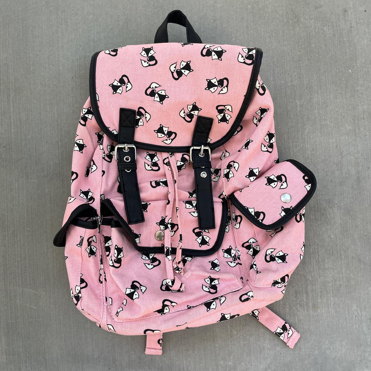Candies cute fox satchel backpack. 17” x 13”... - Depop