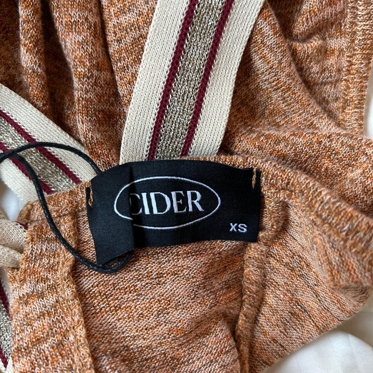 cider full-length sand coloured backless dress with... - Depop