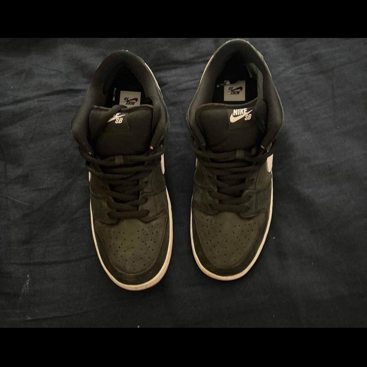 Nike sb dunk black gum dunk size 13. OG box intact - Depop