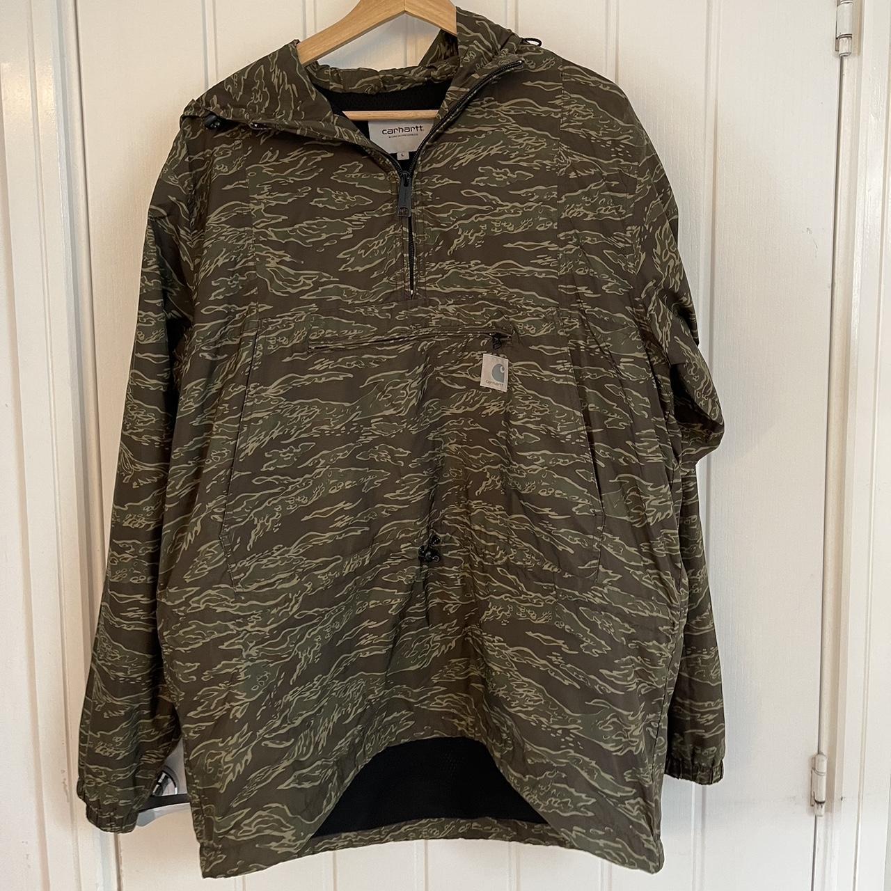 Carhartt Camo Jacket Large Used - Depop