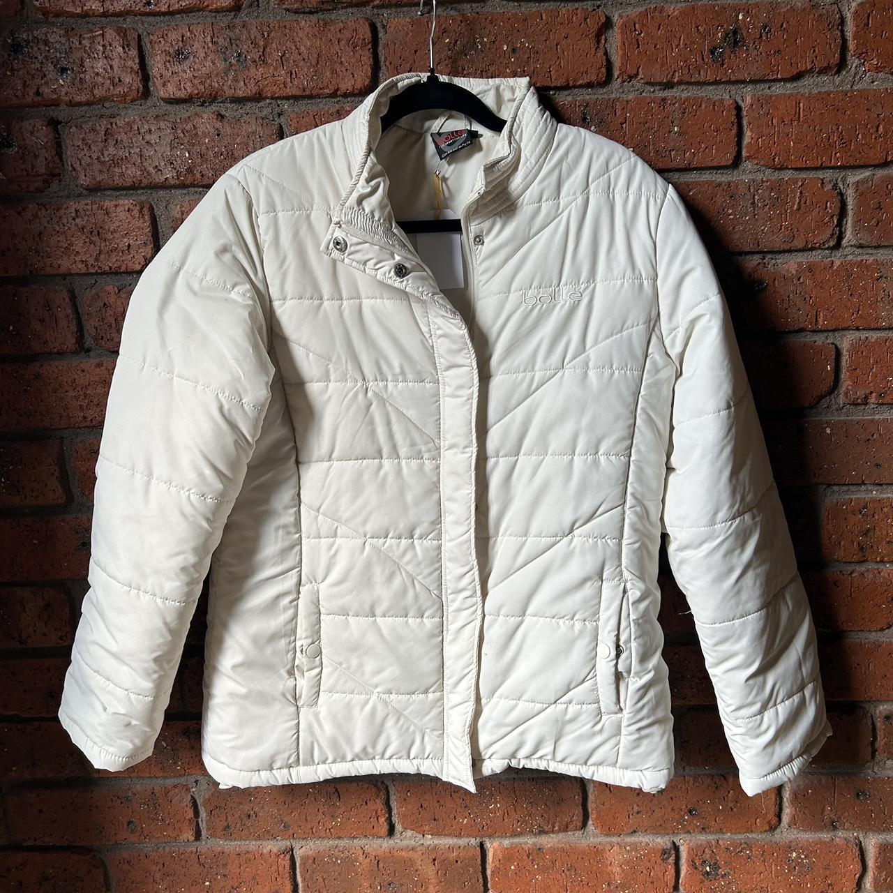 BOLLE white puffer jacket Size 14 #bolle #bollé... | Depop