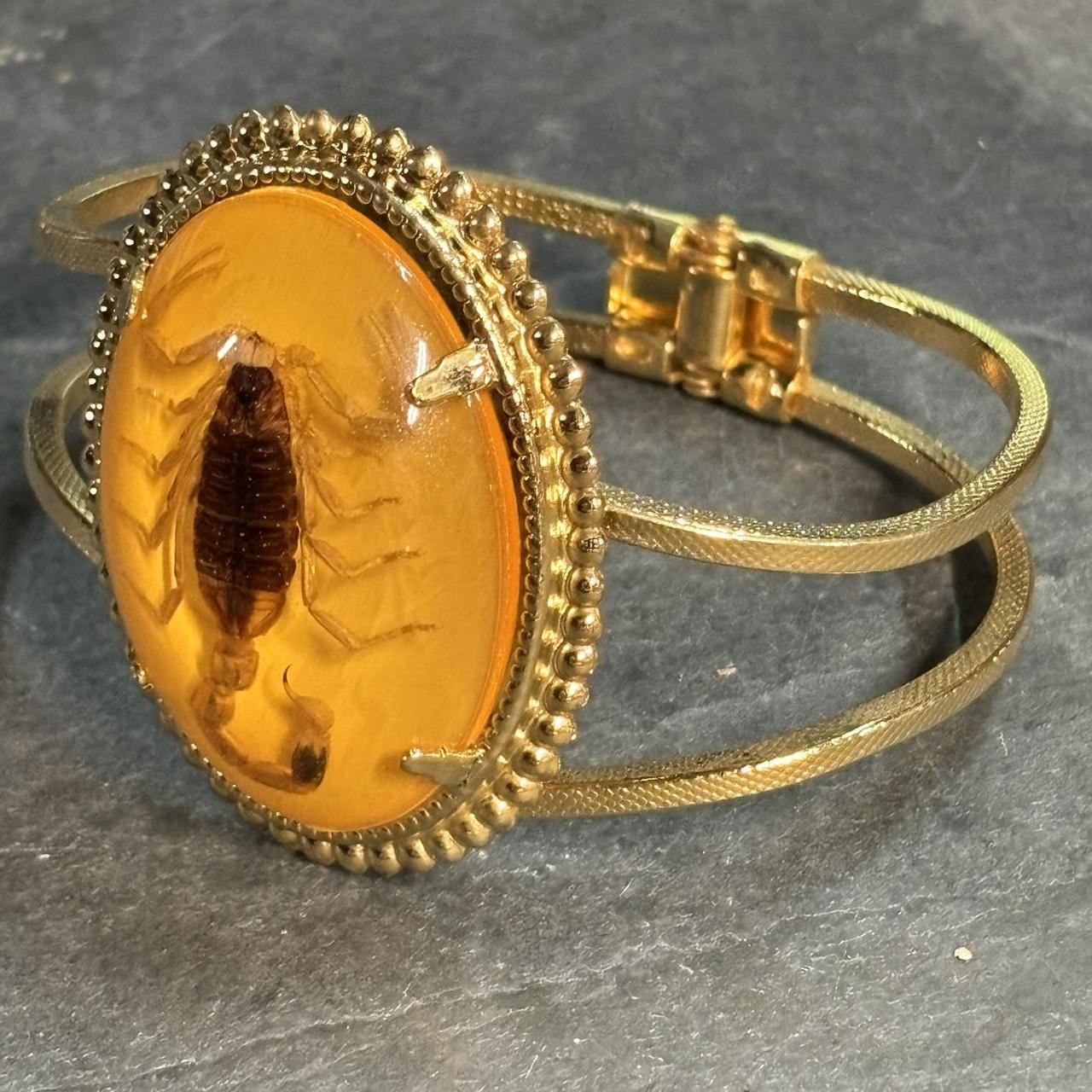 Vintage scorpion bracelet. This bracelet is new old... | Depop
