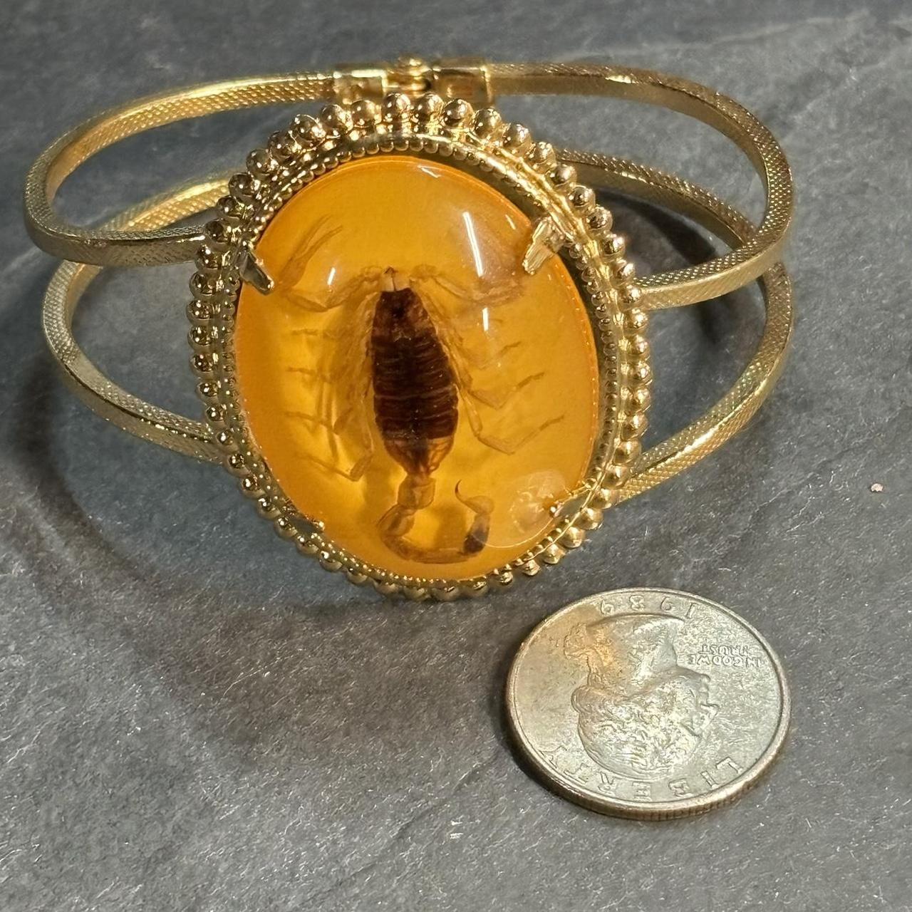 Vintage scorpion bracelet. This bracelet is new old... | Depop