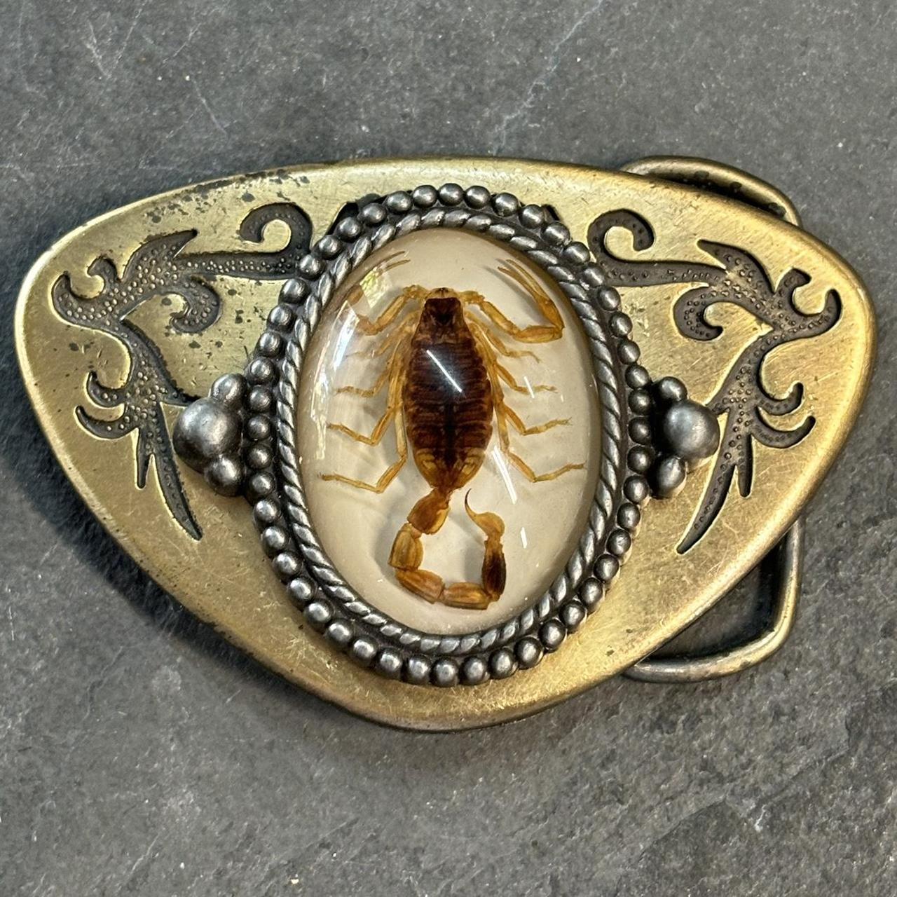 Vintage scorpion belt buckle. This 80s deadstock. Depop