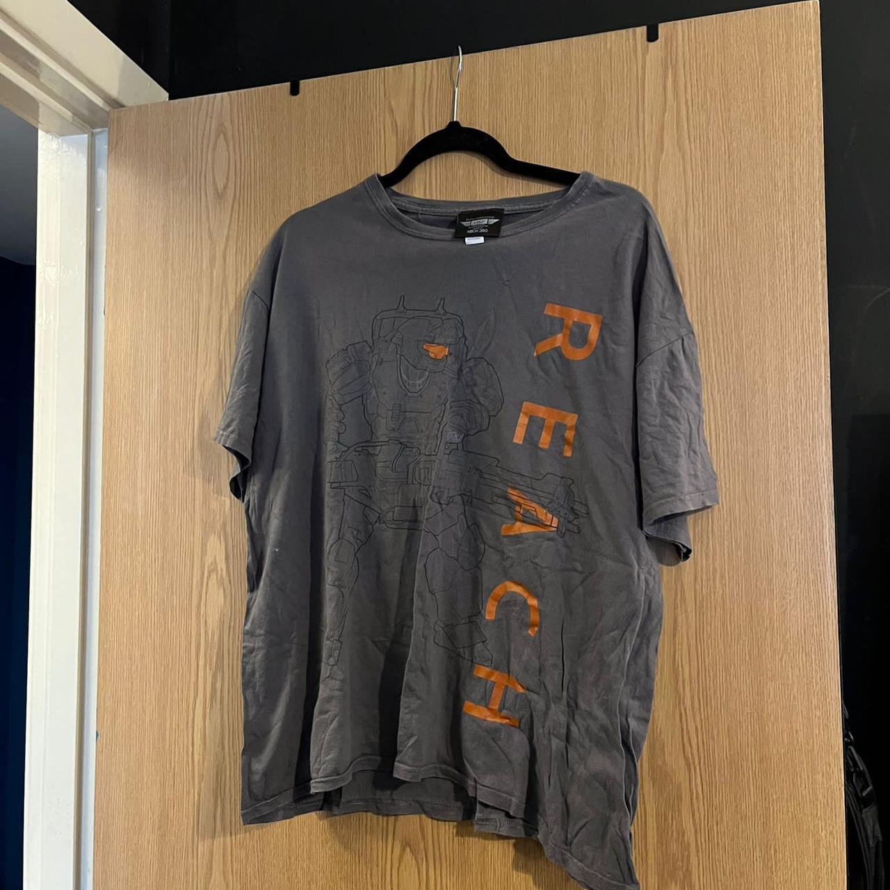 Halo Reach merch t-shirt. Size XL but fits more a... - Depop
