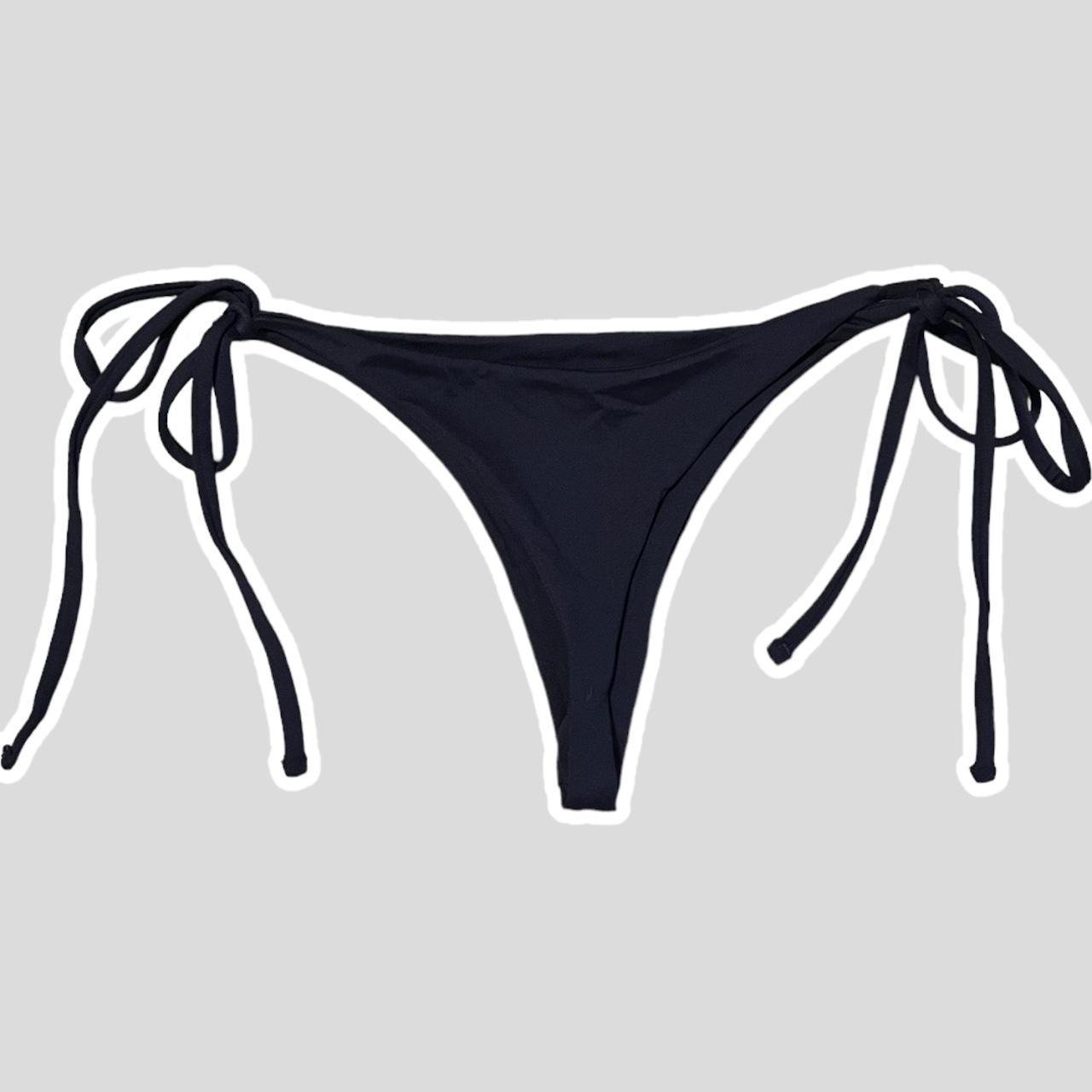 Womens Navy Bikini And Tankini Bottoms Depop