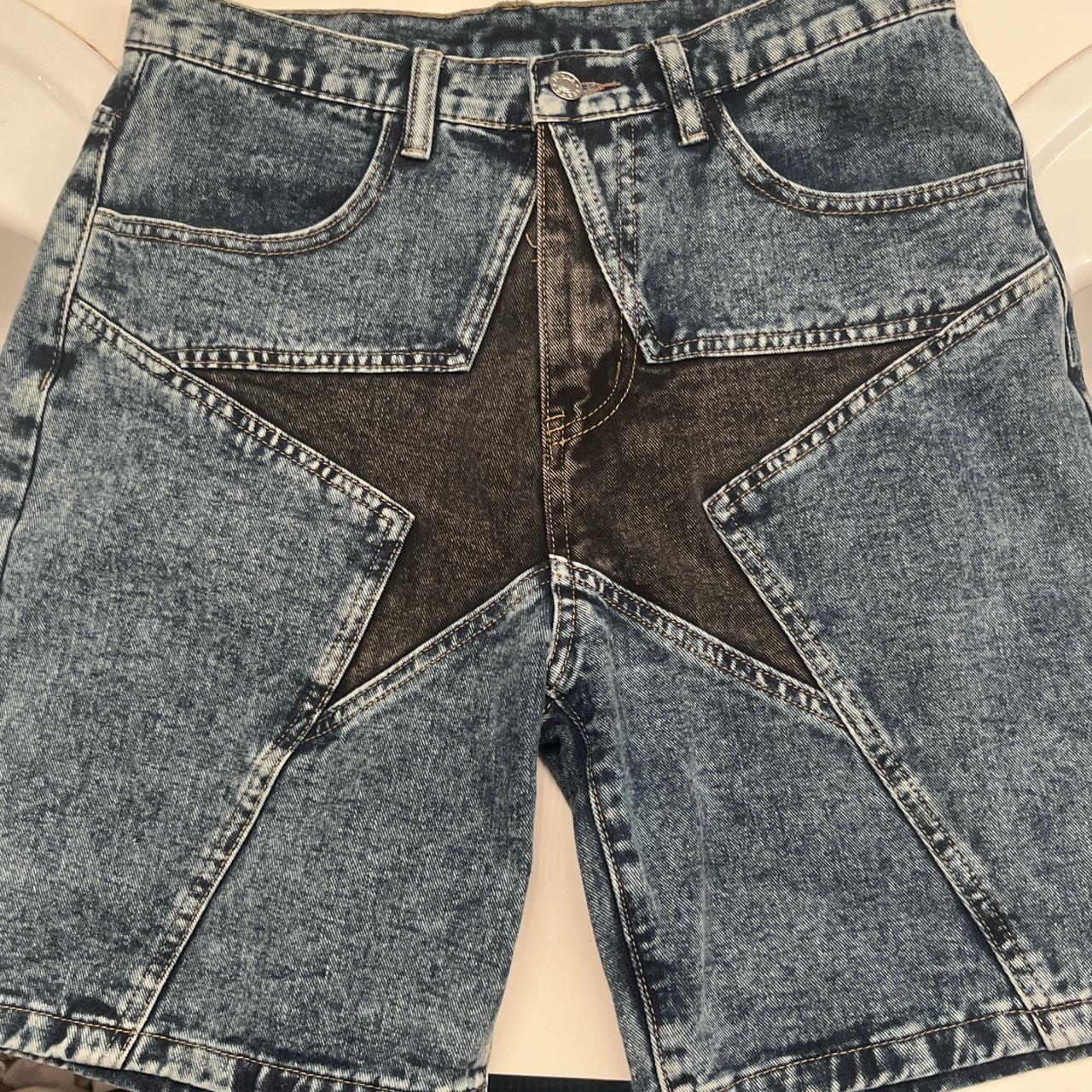 AELFRIC EDEN STAR PATCHWORK JORTS UNISEX ~ these are... - Depop