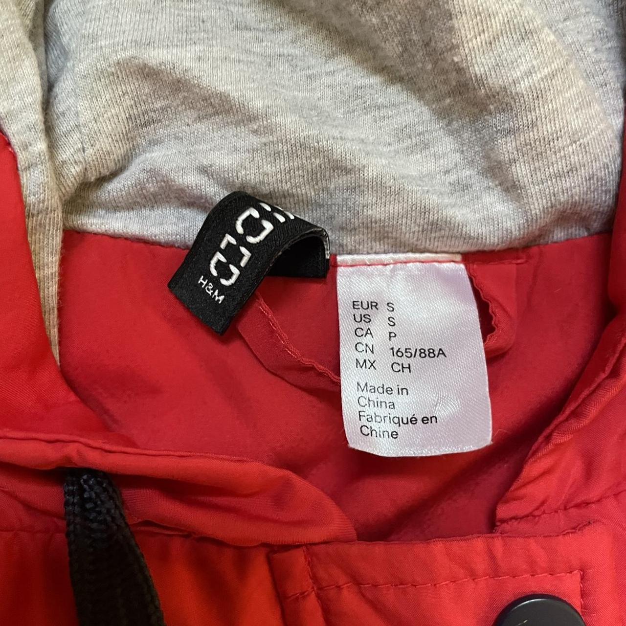 Small H&M two tone jacket with hoodie #jacket... - Depop