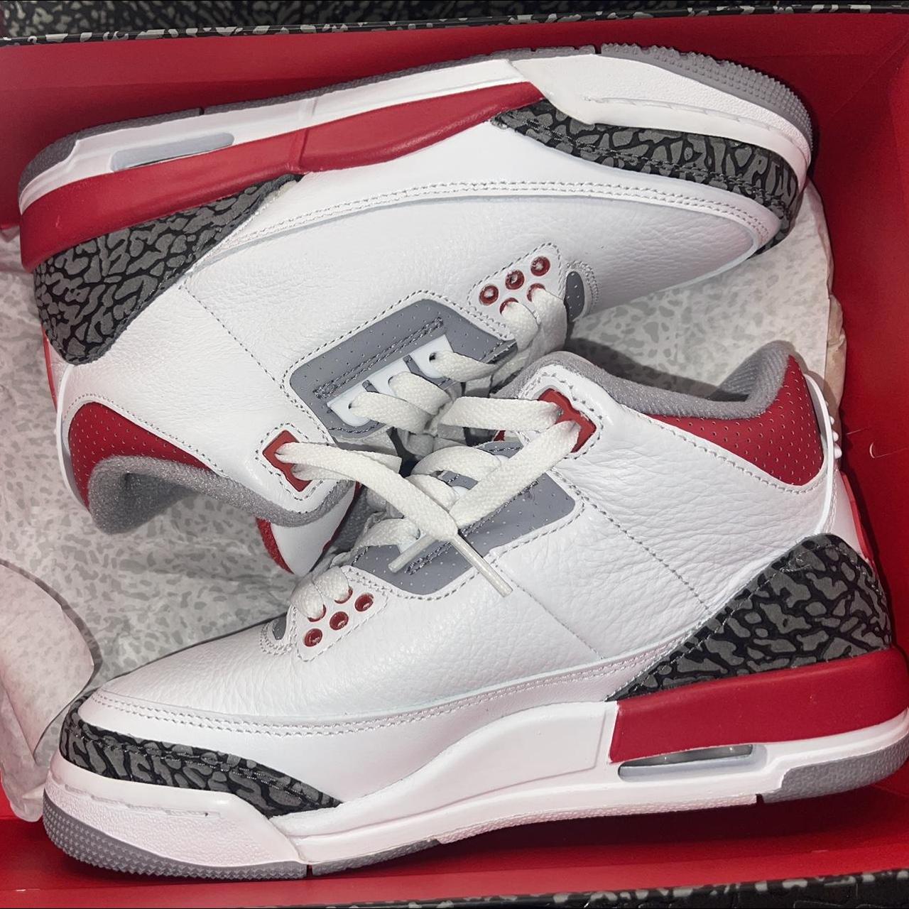 Air Jordan 3, fire red. They’re brand new, not worn... - Depop