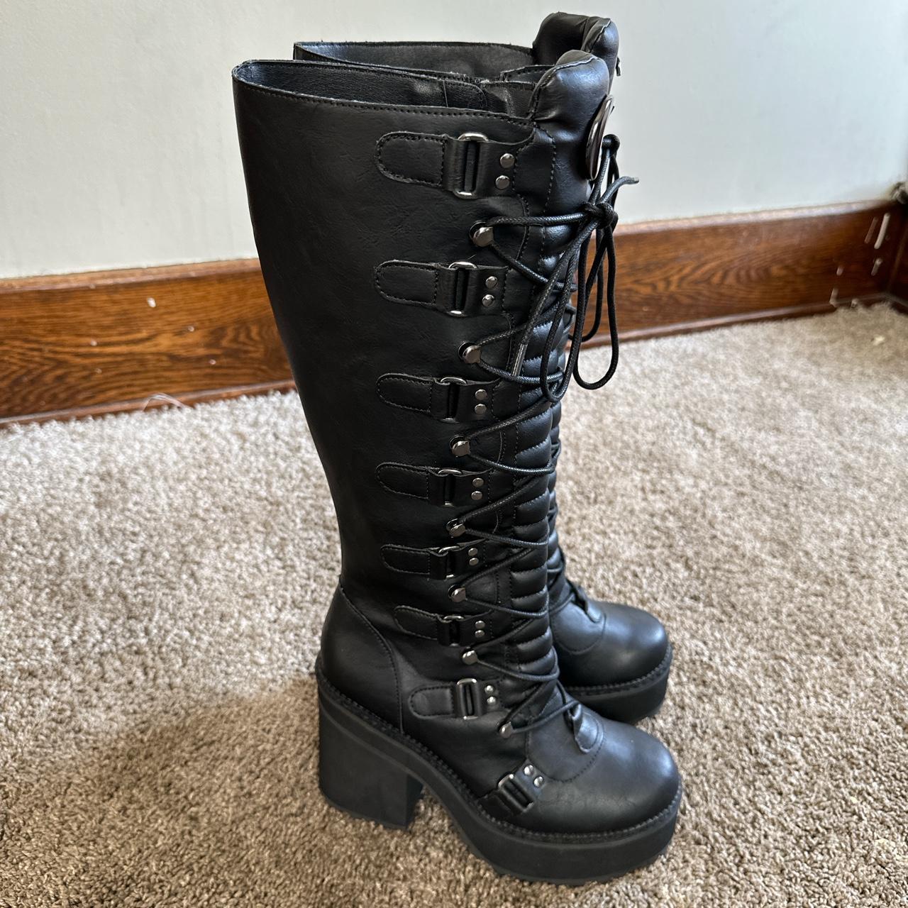 Killstar Selene boots Women's size 7 Brand new,... - Depop