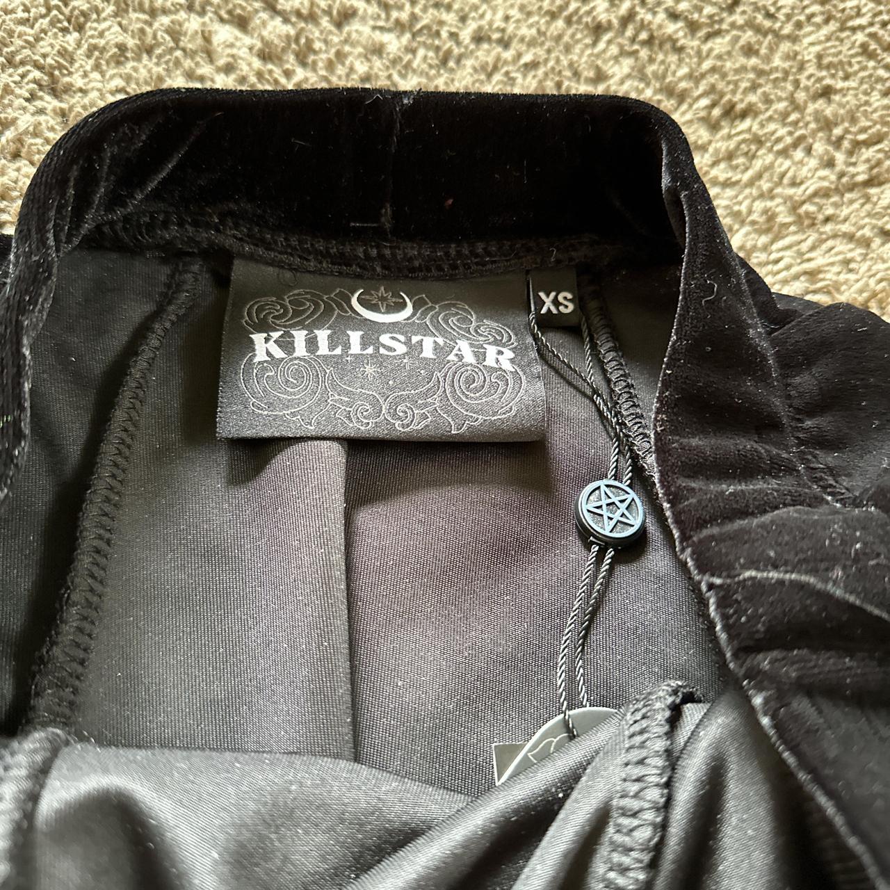 killstar velvet mini skirt brand new with tags... - Depop