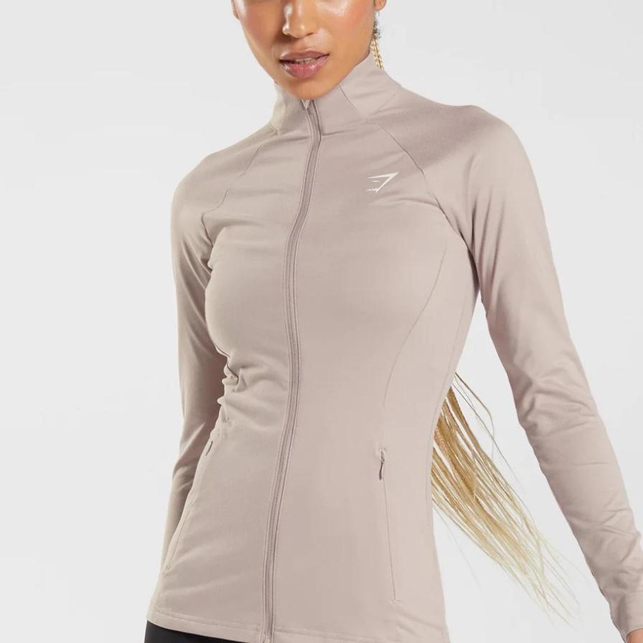 Gymshark training zip up jacket Only worn a couple... - Depop