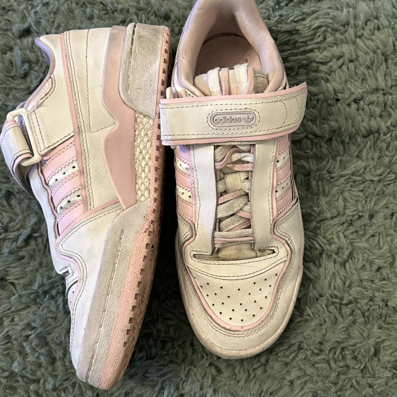 Adidas forums multi colour, worn a handful of times... - Depop