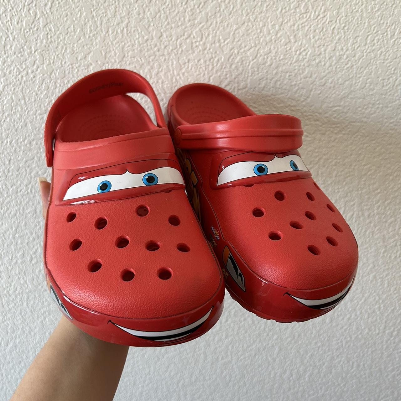 Crocs Women's Red Clogs | Depop