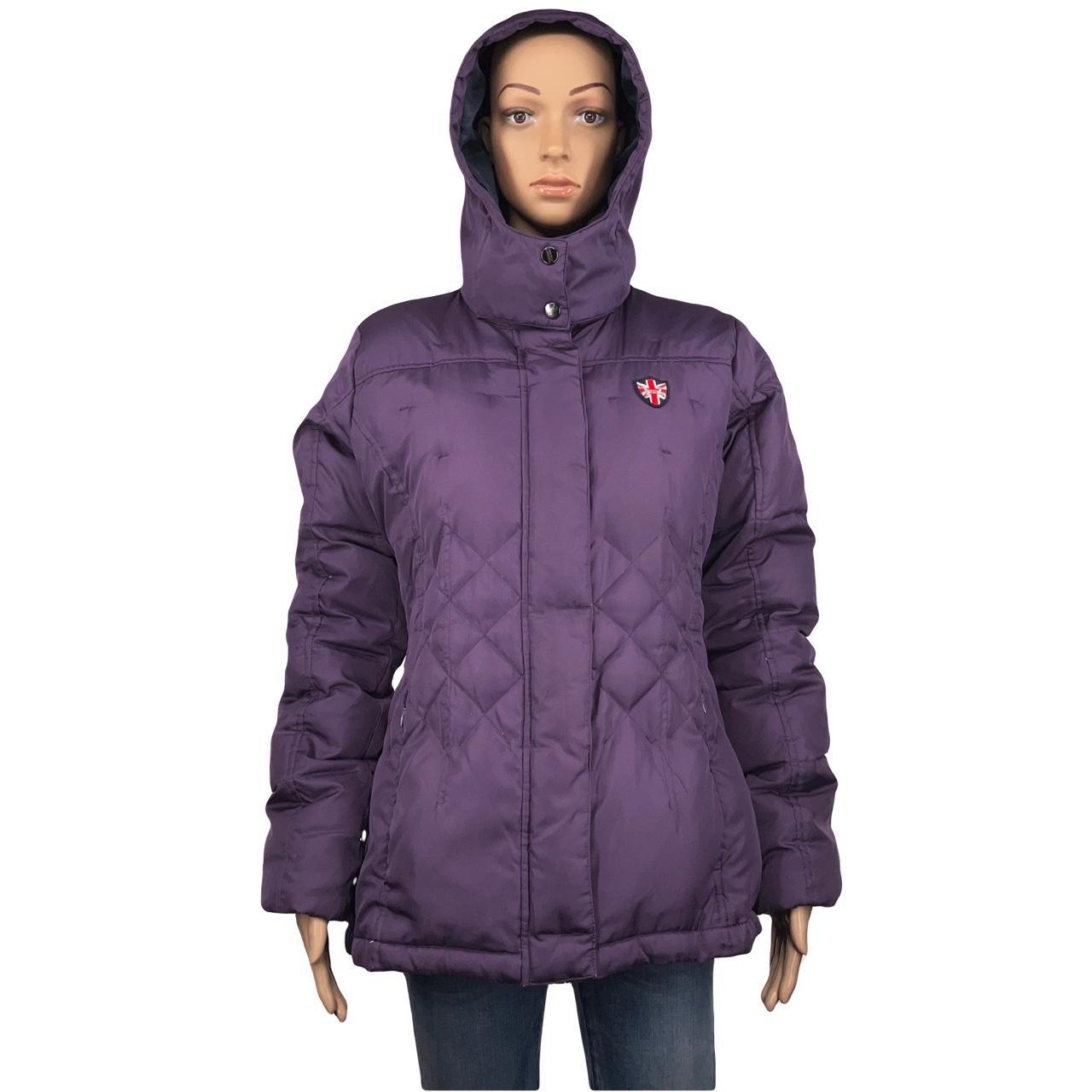 Vintage Puffa Jacket A real funky purple with full... - Depop