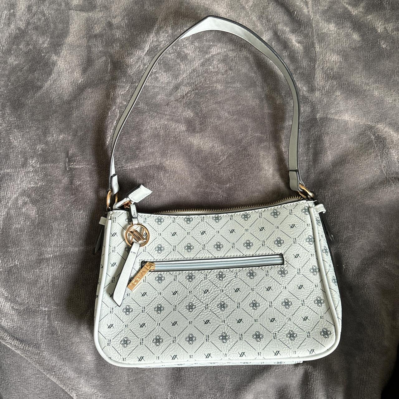 Verdi pastel blue handbag with print Shoulder bag... - Depop