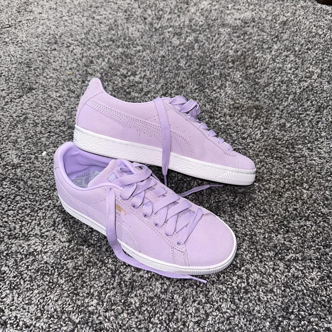Puma Women's Purple Trainers | Depop