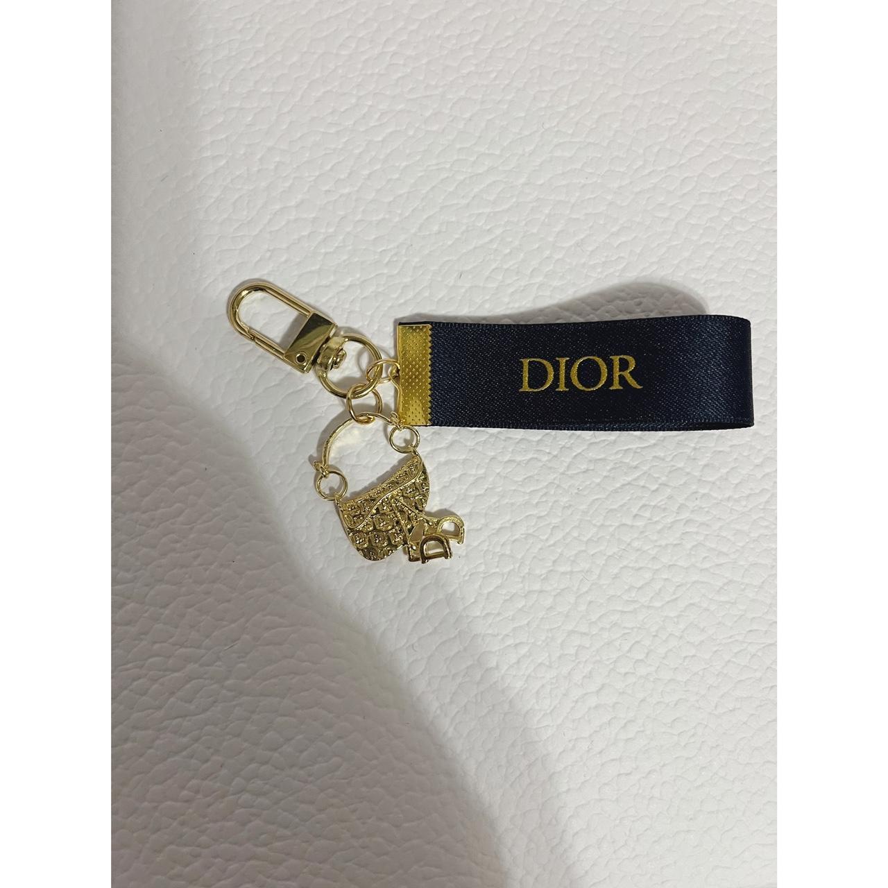 Dior Ribbon made keychain Authentic D ribbon made... - Depop