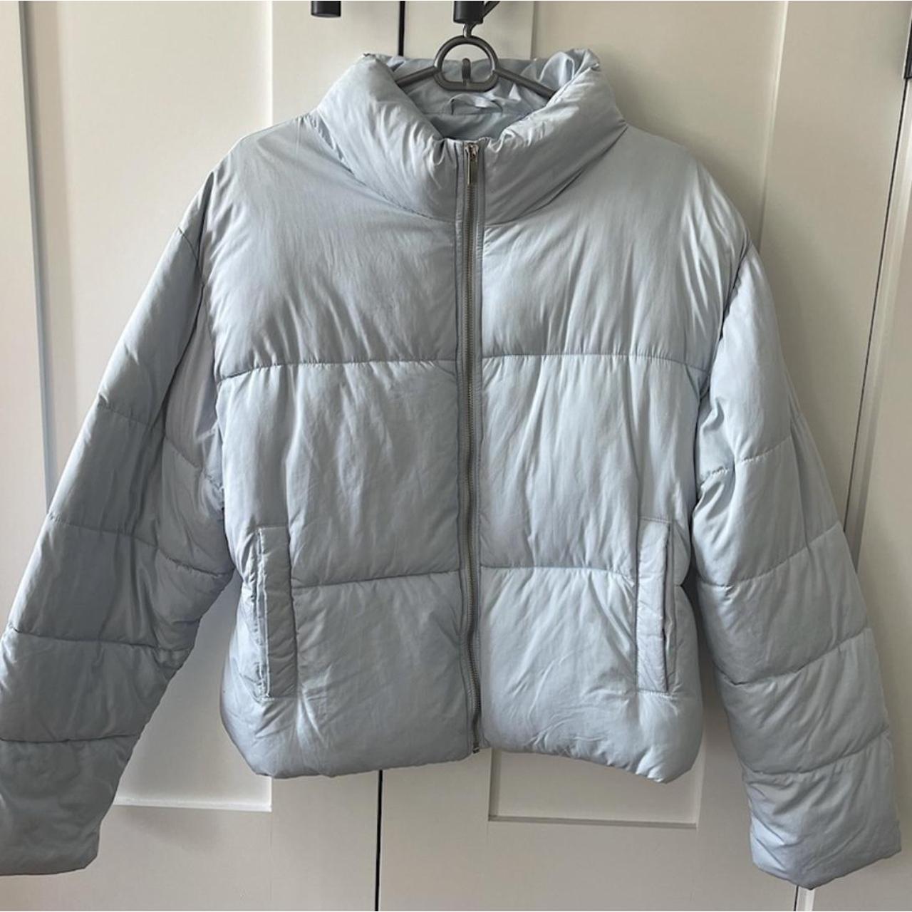 Urban outfitters baby blue puffer size L - Depop