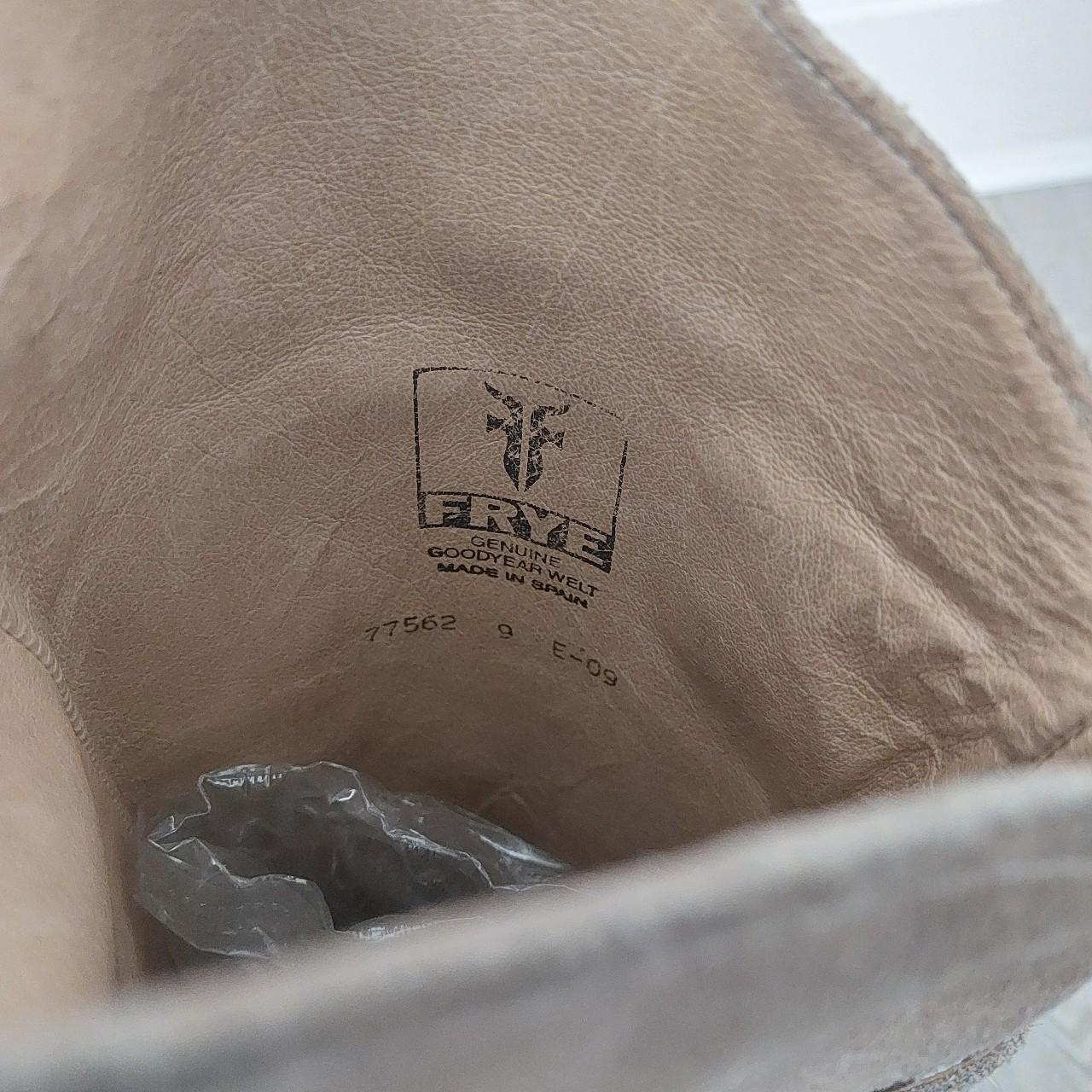 Frye Suede Leather Boots Beige Tan UK 7 US 9 Buckle... - Depop