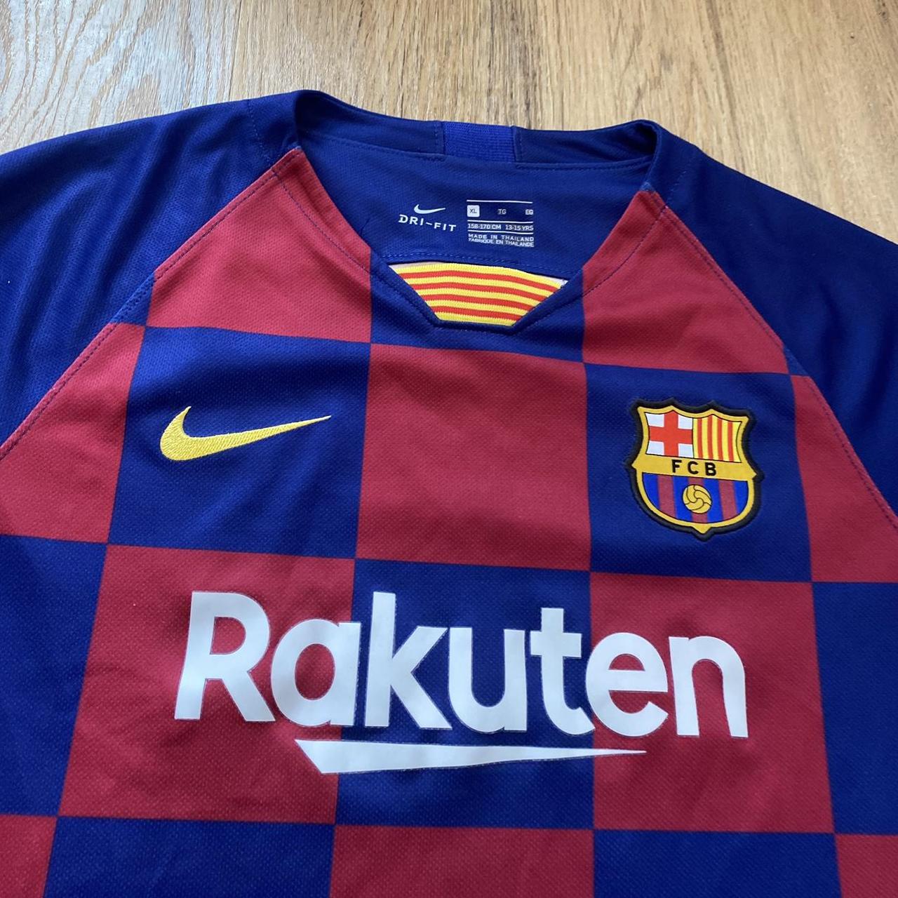 2018-19 FC Barcelona Nike Rakuten Home La Liga Shirt... - Depop