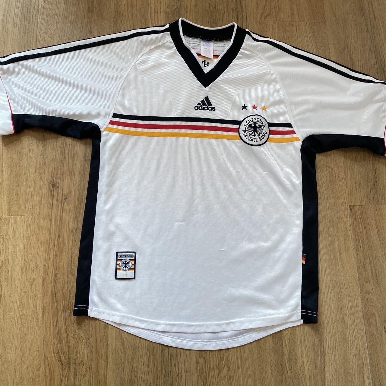 1998-00 Germany Adidas Home Football Shirt Retro... - Depop