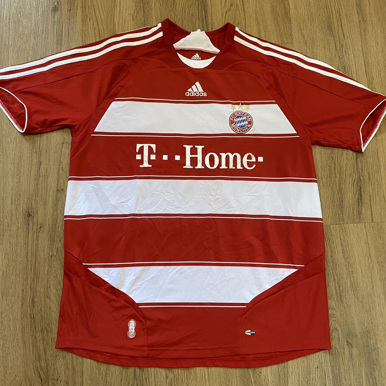 2007-08 FC Bayern Munich Adidas T Mobile Football... - Depop