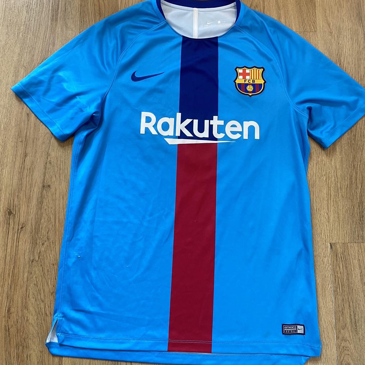 Fc Barcelona Nike Trainning Shirt Football Rakuten Beko - Depop