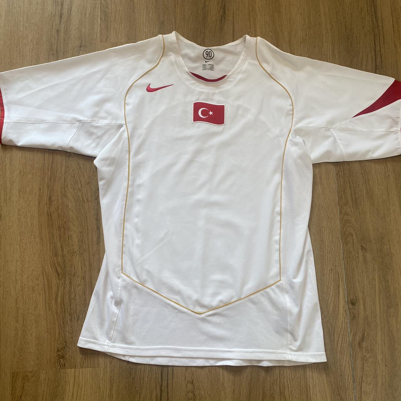 2004-06 Turkey Nike 90 Away Football Shirt Euro y2k... - Depop