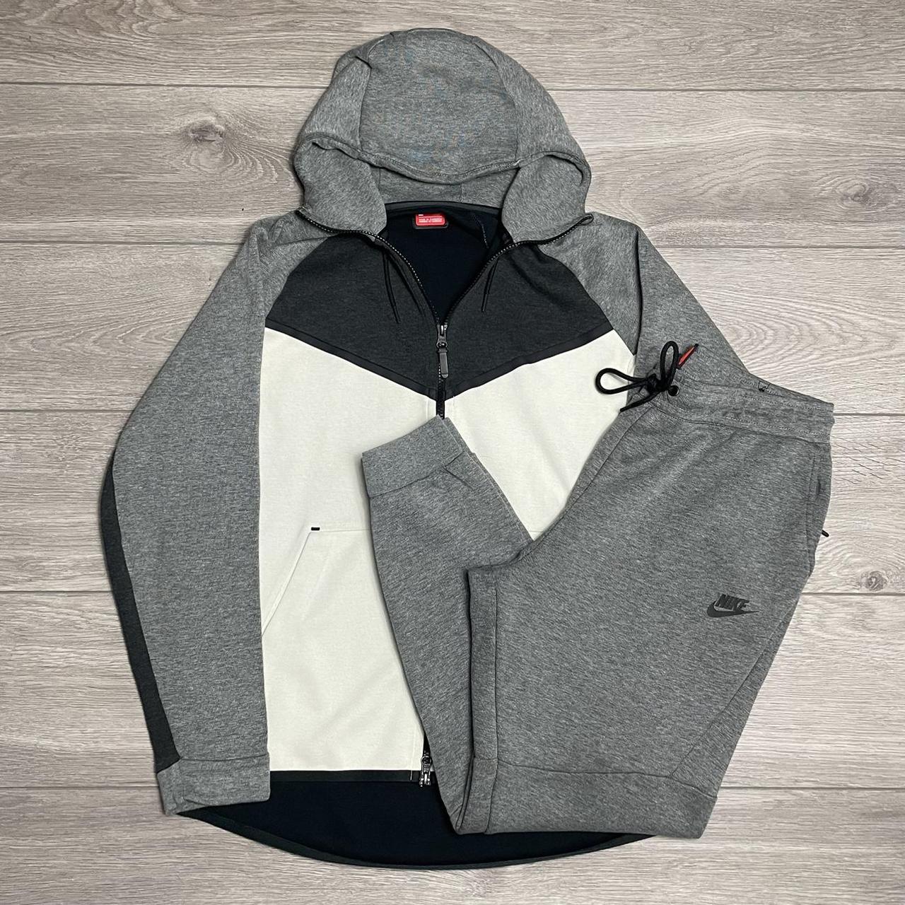 Nike Men's Black and White Jumpsuit | Depop