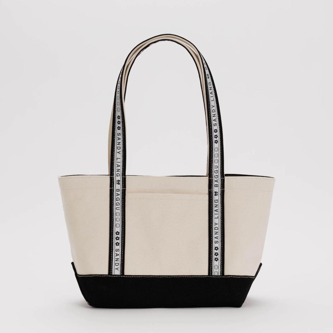 Sandy Liang Small Heavyweight Canvas Tote in... - Depop