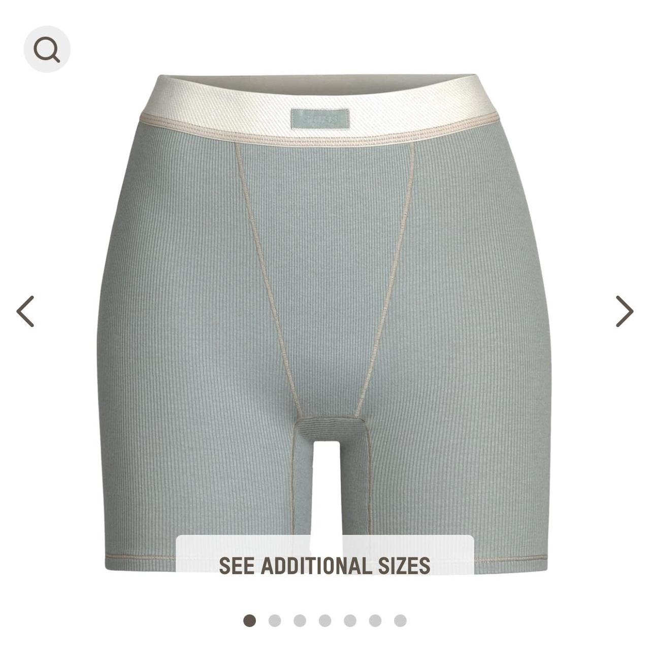 Skims women’s boxer Worn once perfect condition... - Depop