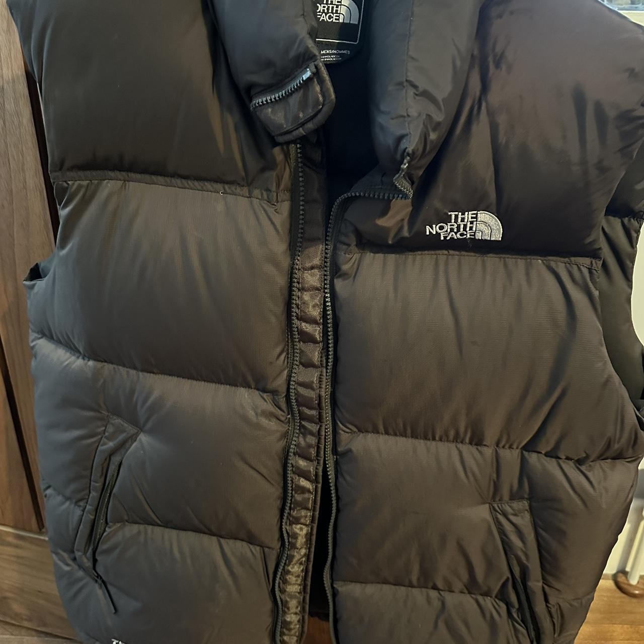 Brown North face 700 puffa gilet Great condition... - Depop