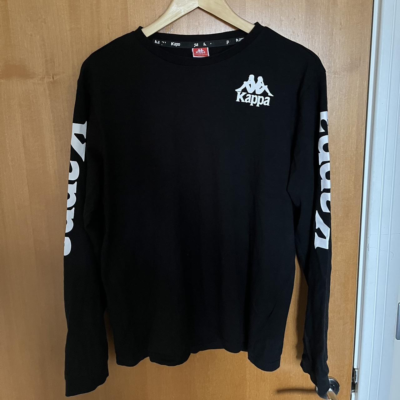 Kappa Men's Black T-shirt | Depop