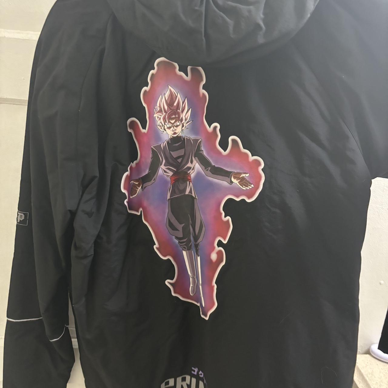 Primitive X Dragonball Super Goku Black Rain Jacket - Depop