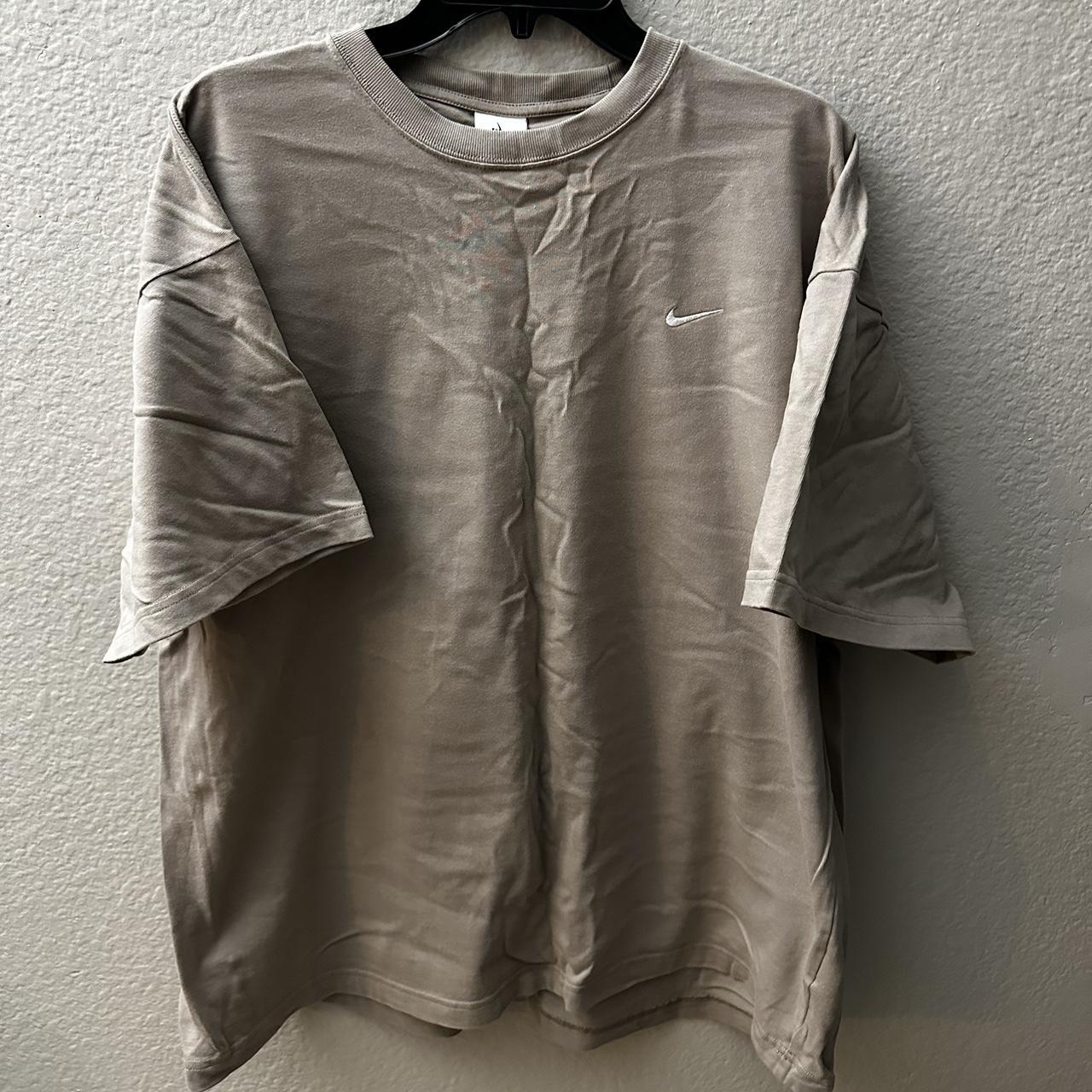 Nike Lab Light Brown t shirt size XL in great... - Depop