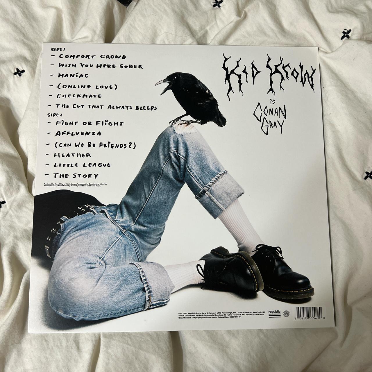 conan gray kid crow vinyl, target exclusive clear... - Depop