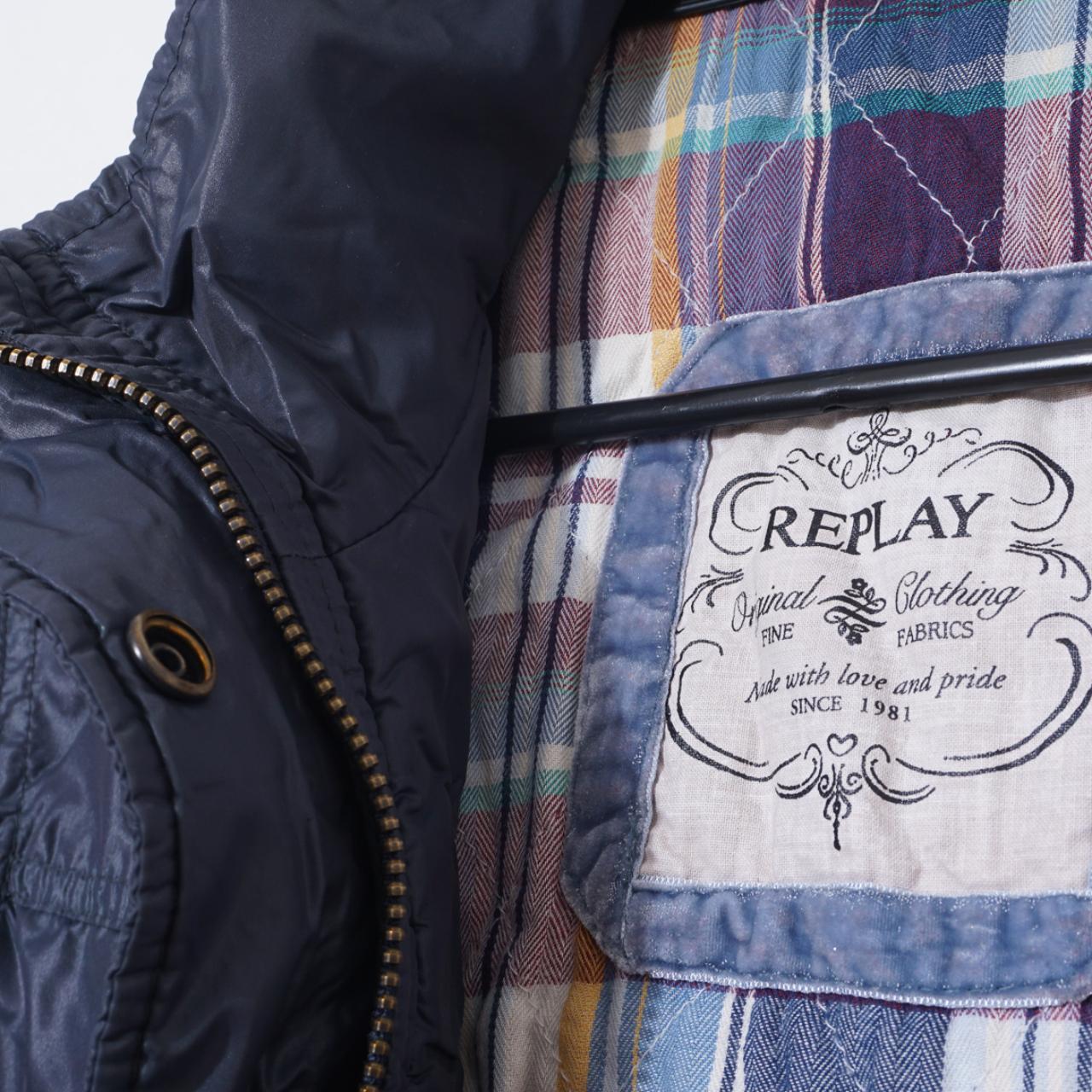 Replay Women's Navy Jacket | Depop