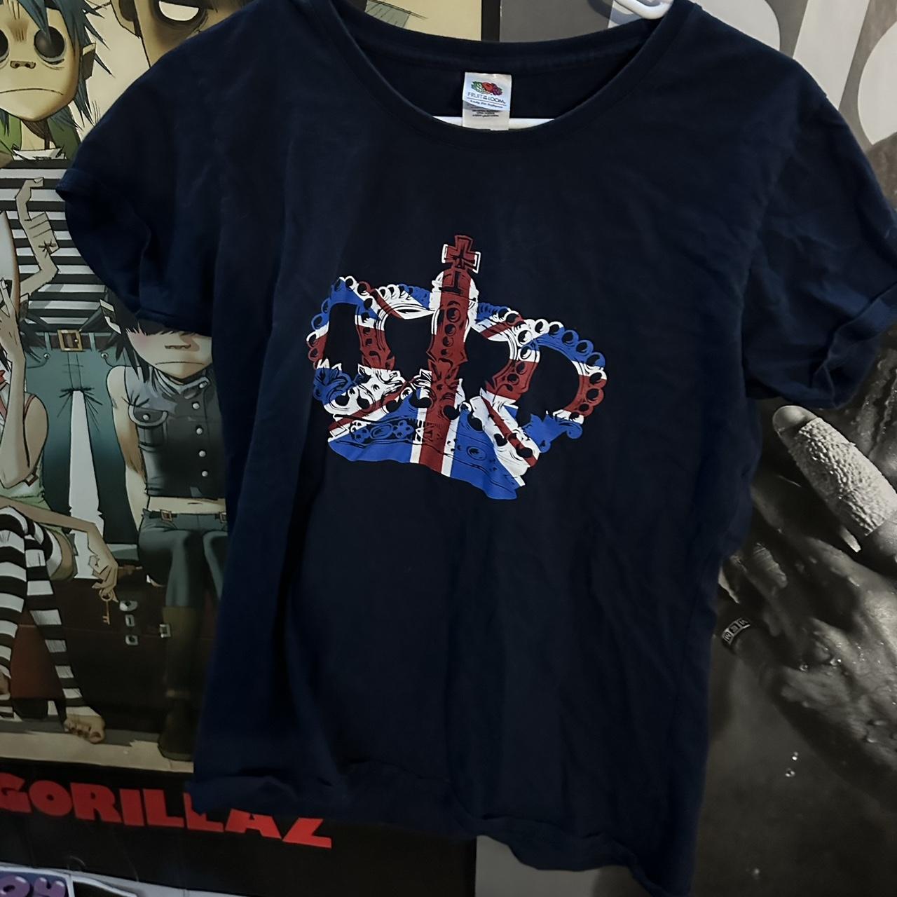 cute union jack tee ★ fits like a S-M reasonable... - Depop