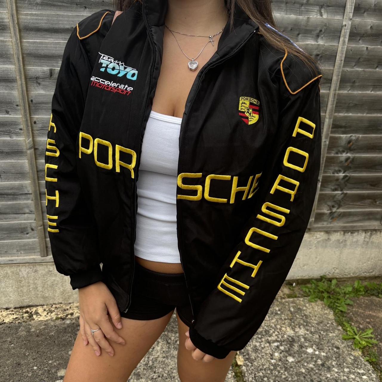 Porsche jacket Iconic Porsche spell out jacket with... - Depop