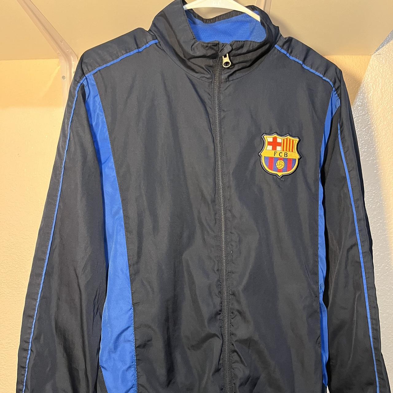 Vintage Official Barcelona Team Jacket 🇪🇸⚽️ Size... - Depop