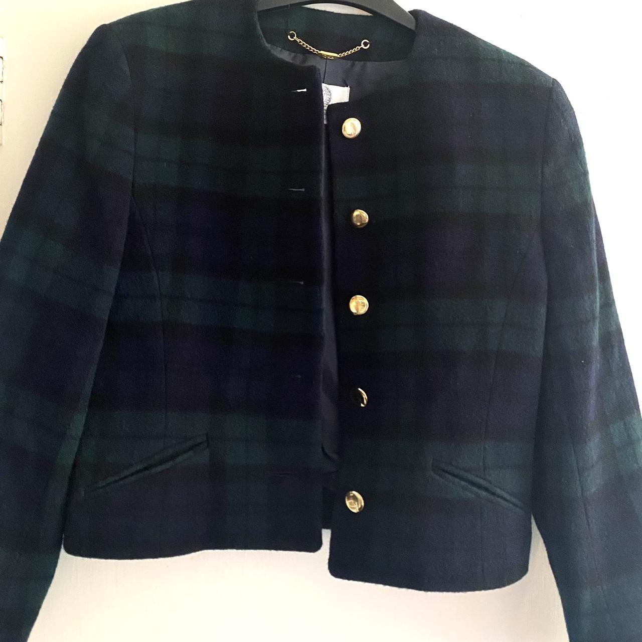 Viyella Wool Vintage Jacket Size 8 (Good... - Depop