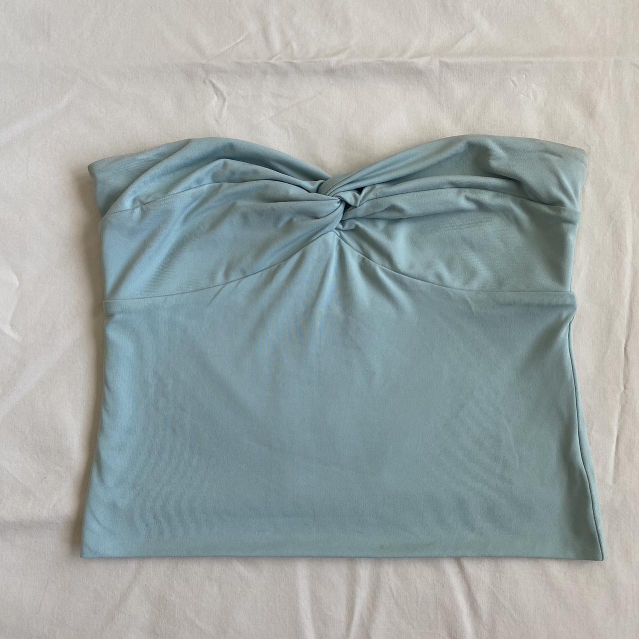 Supre blue twist tube top 🩵 Perfect top for a night... - Depop